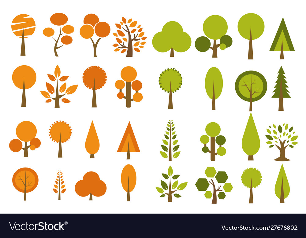 Trees icon Royalty Free Vector Image - VectorStock