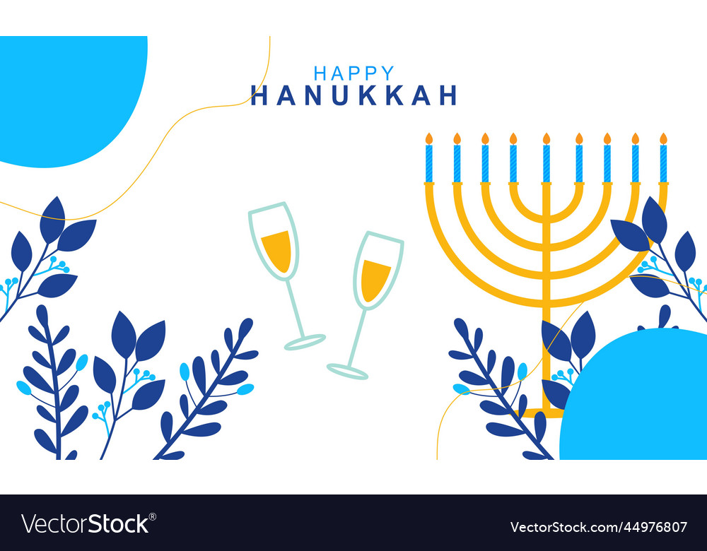 Hanukkah happy jewish holiday Royalty Free Vector Image