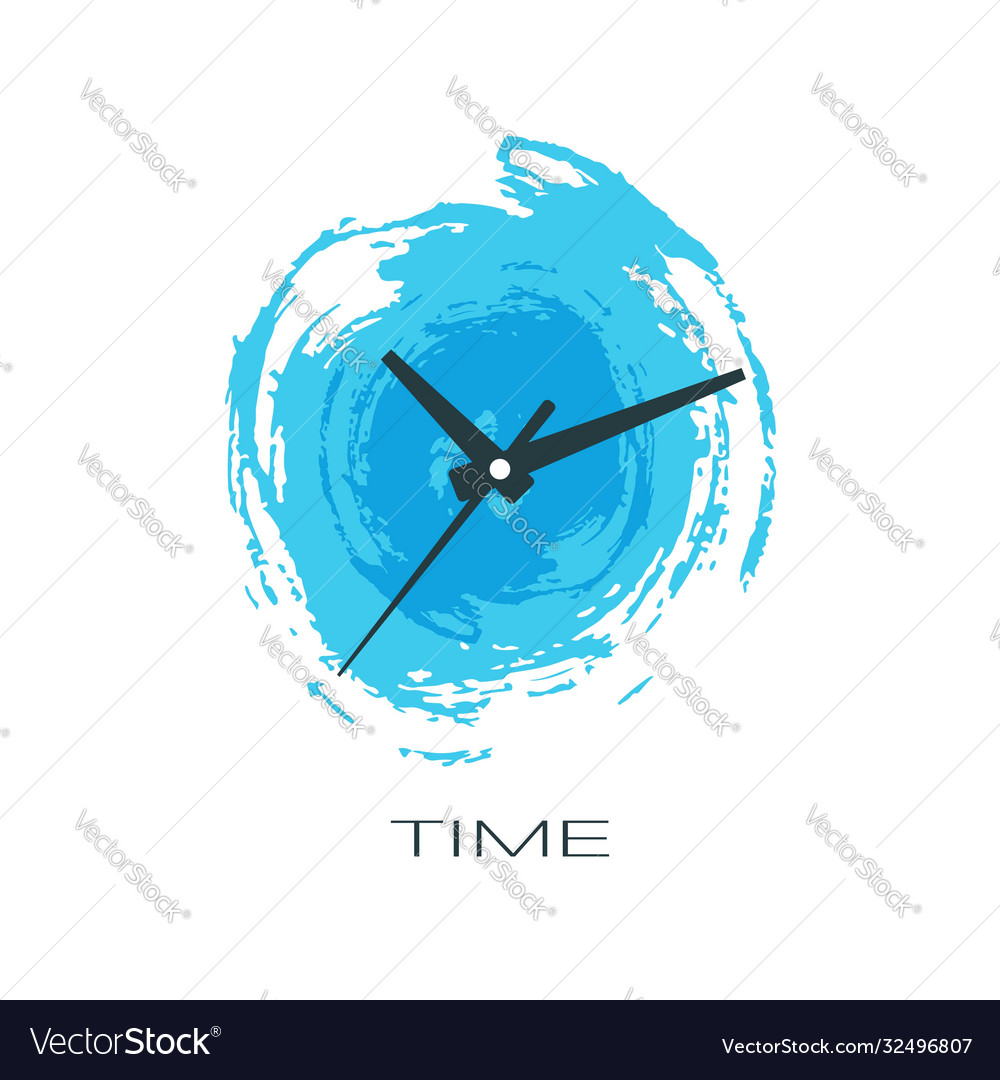 Time - concept background Royalty Free Vector Image