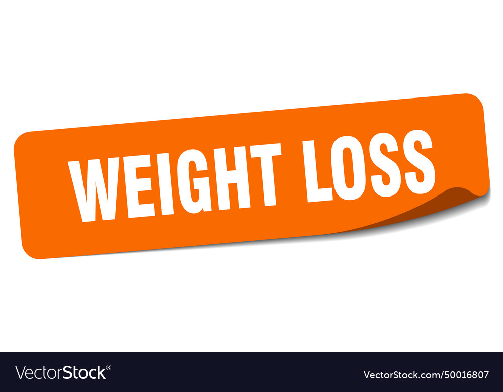 Weight loss sticker weight loss label Royalty Free Vector Weight loss sticker weight loss label Royalty Free Vector