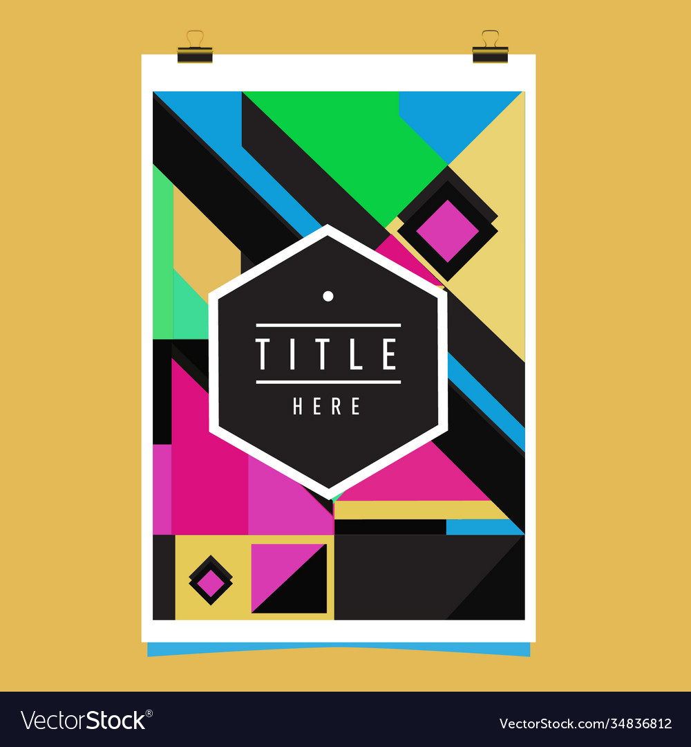 Abstract colorful geometric pattern background Vector Image Abstract colorful geometric pattern background Vector Image