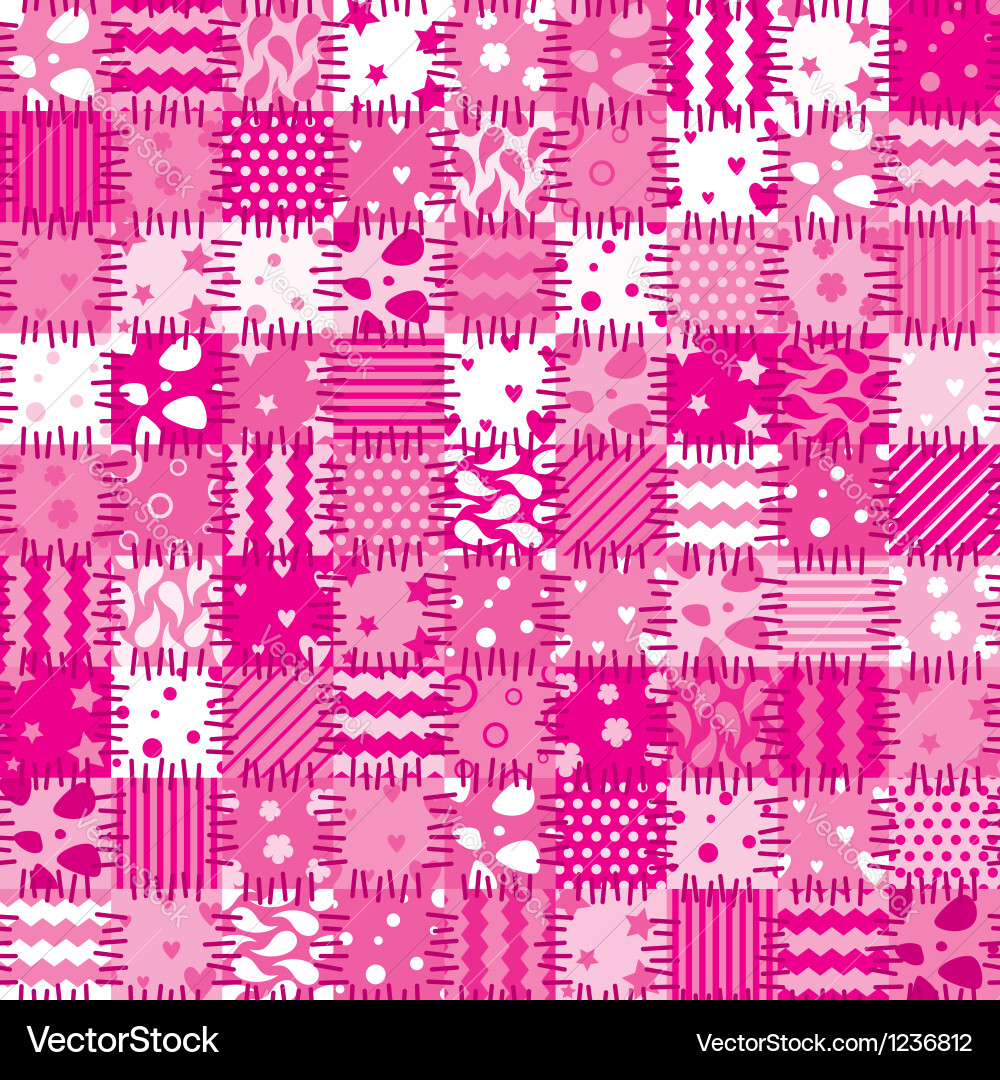 Patchwork background Royalty Free Vector Image