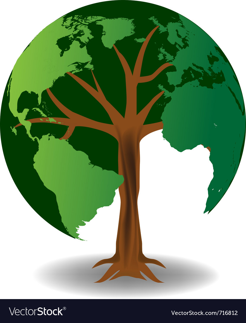 World tree Royalty Free Vector Image - VectorStock