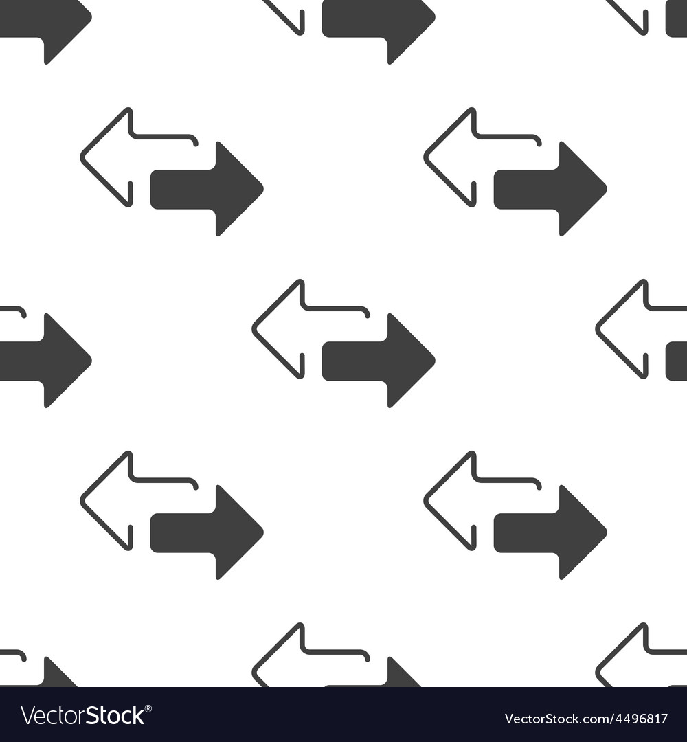 2 side arrow seamless pattern Royalty Free Vector Image