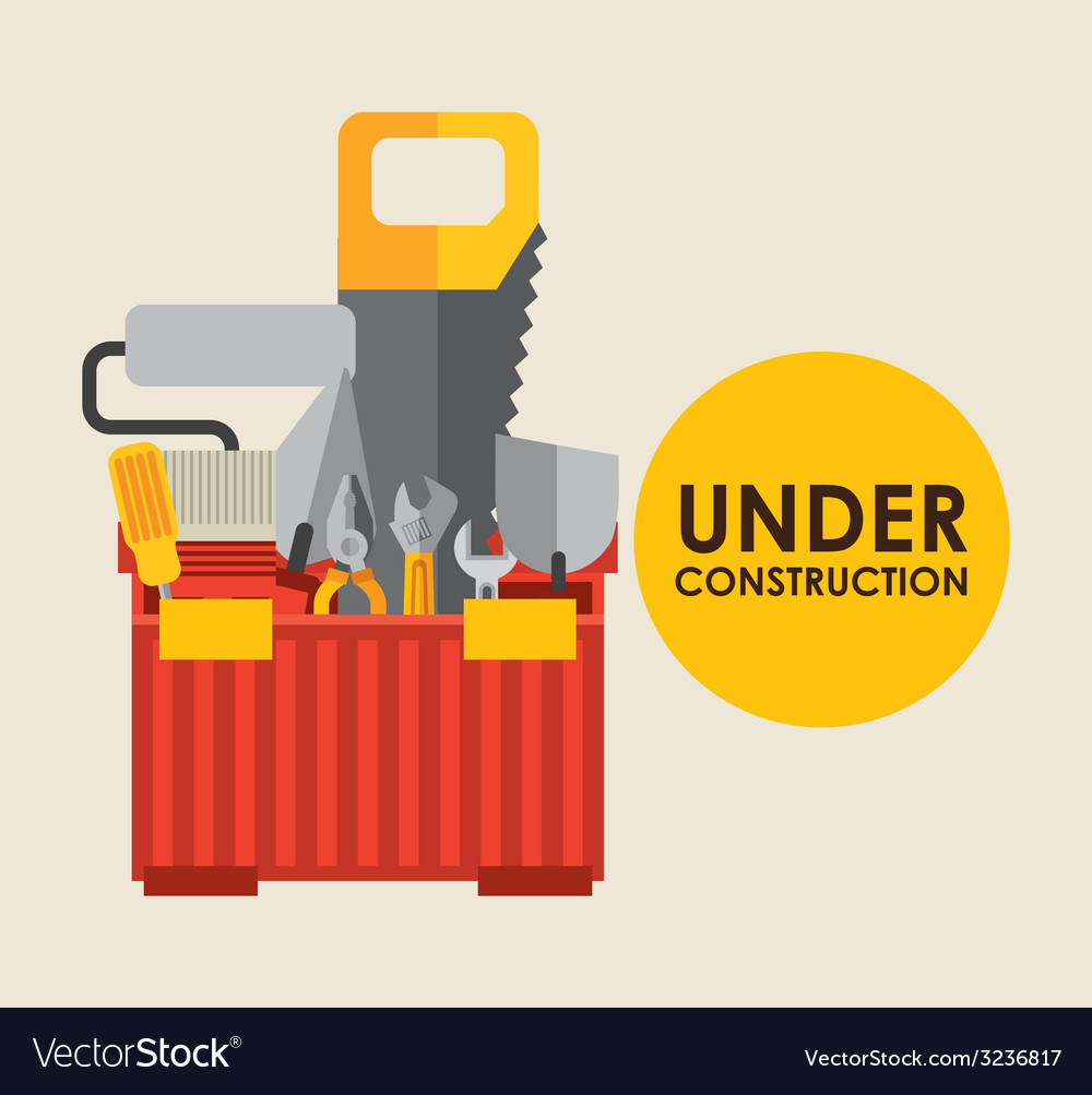 Construction design Royalty Free Vector Image - VectorStock