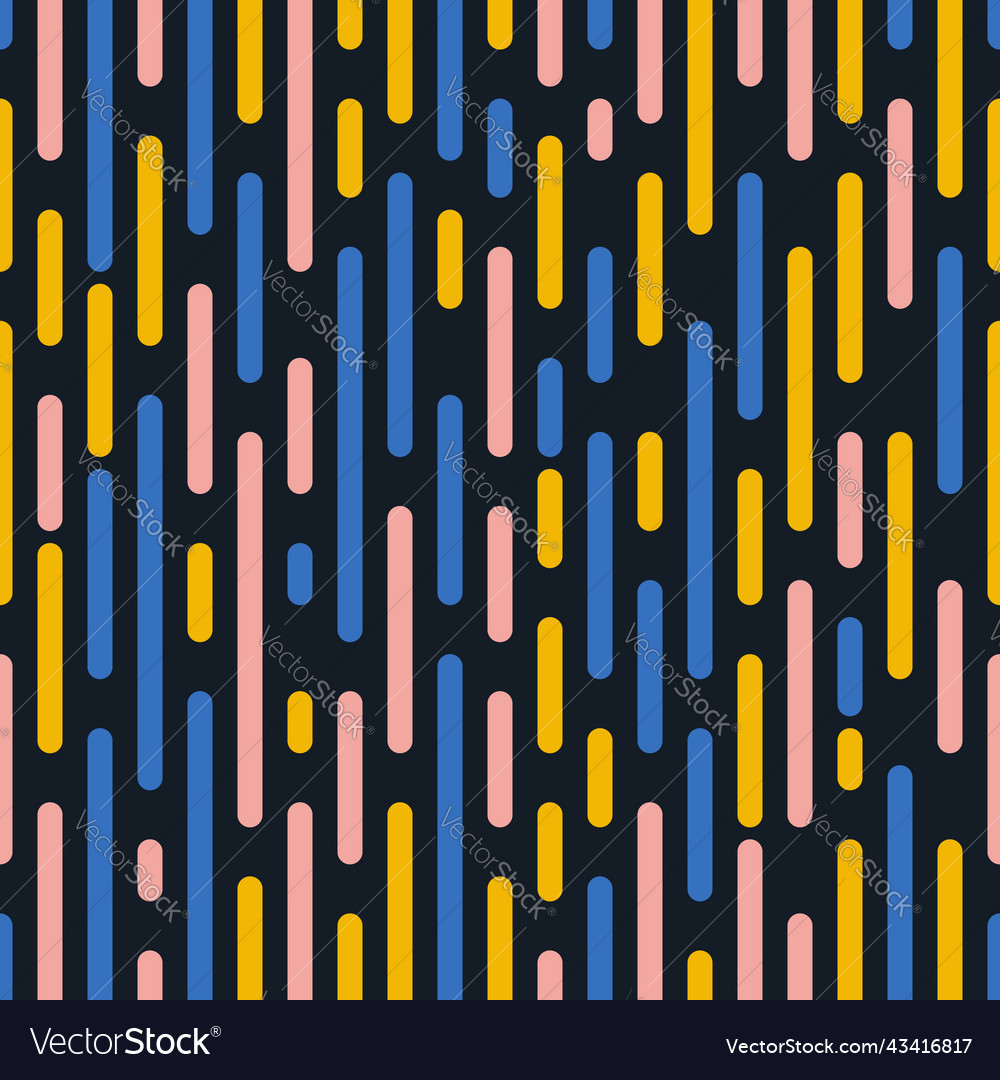 Seamless pattern with colorful lines Royalty Free Vector