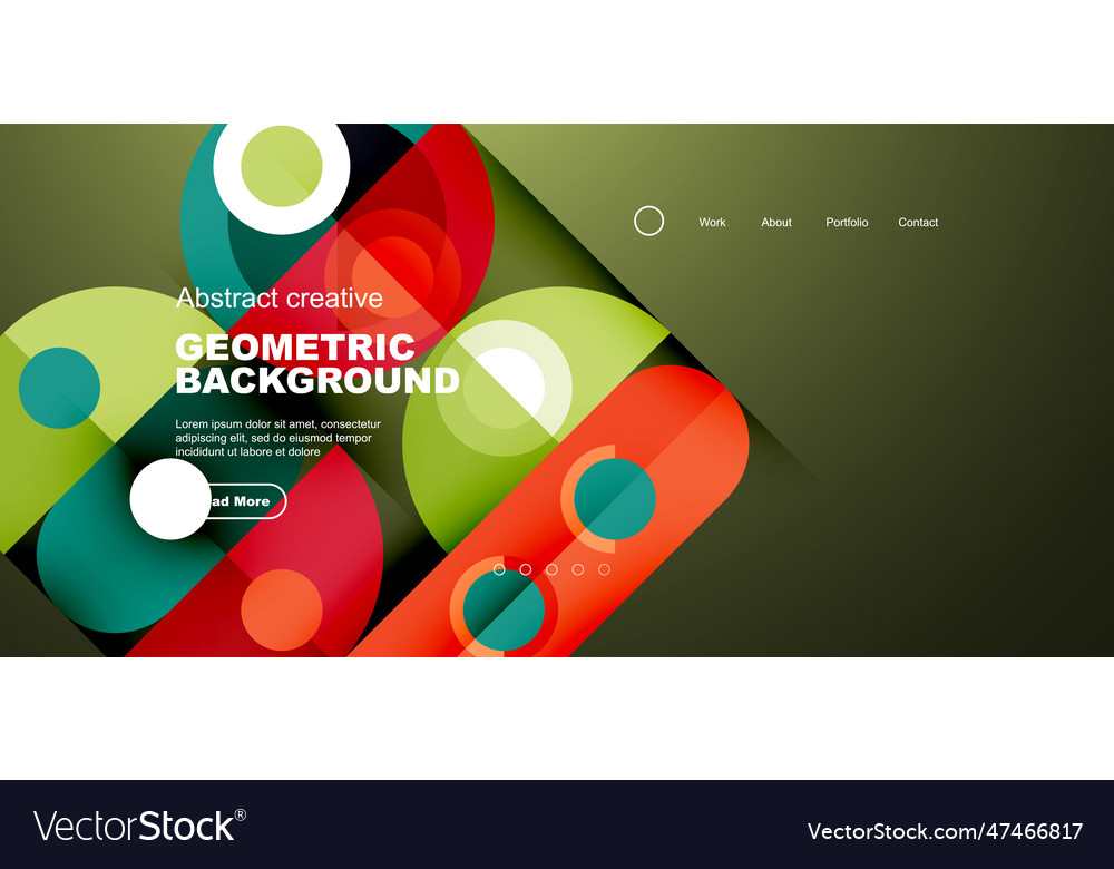 Simple circles and round elements pattern Vector Image