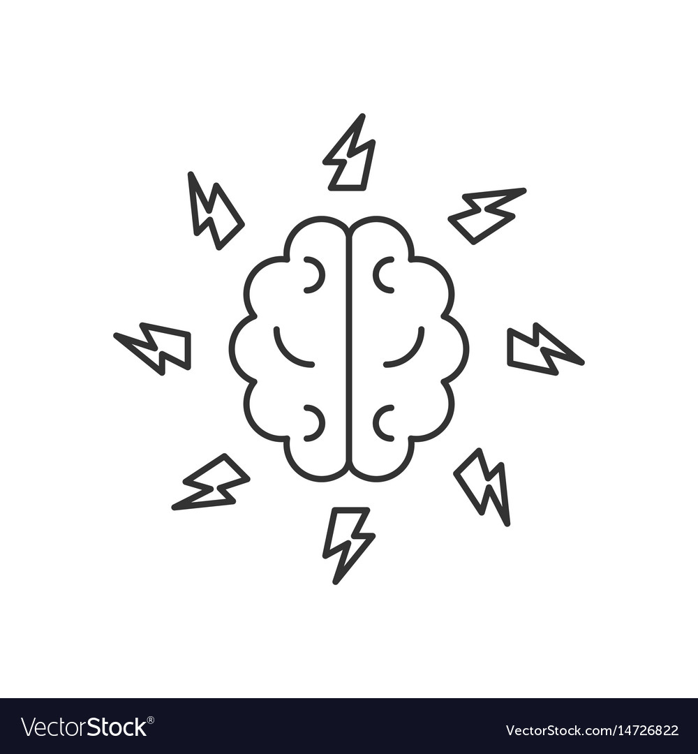 Brainstorm line icon Royalty Free Vector Image Brainstorm line icon Royalty Free Vector Image