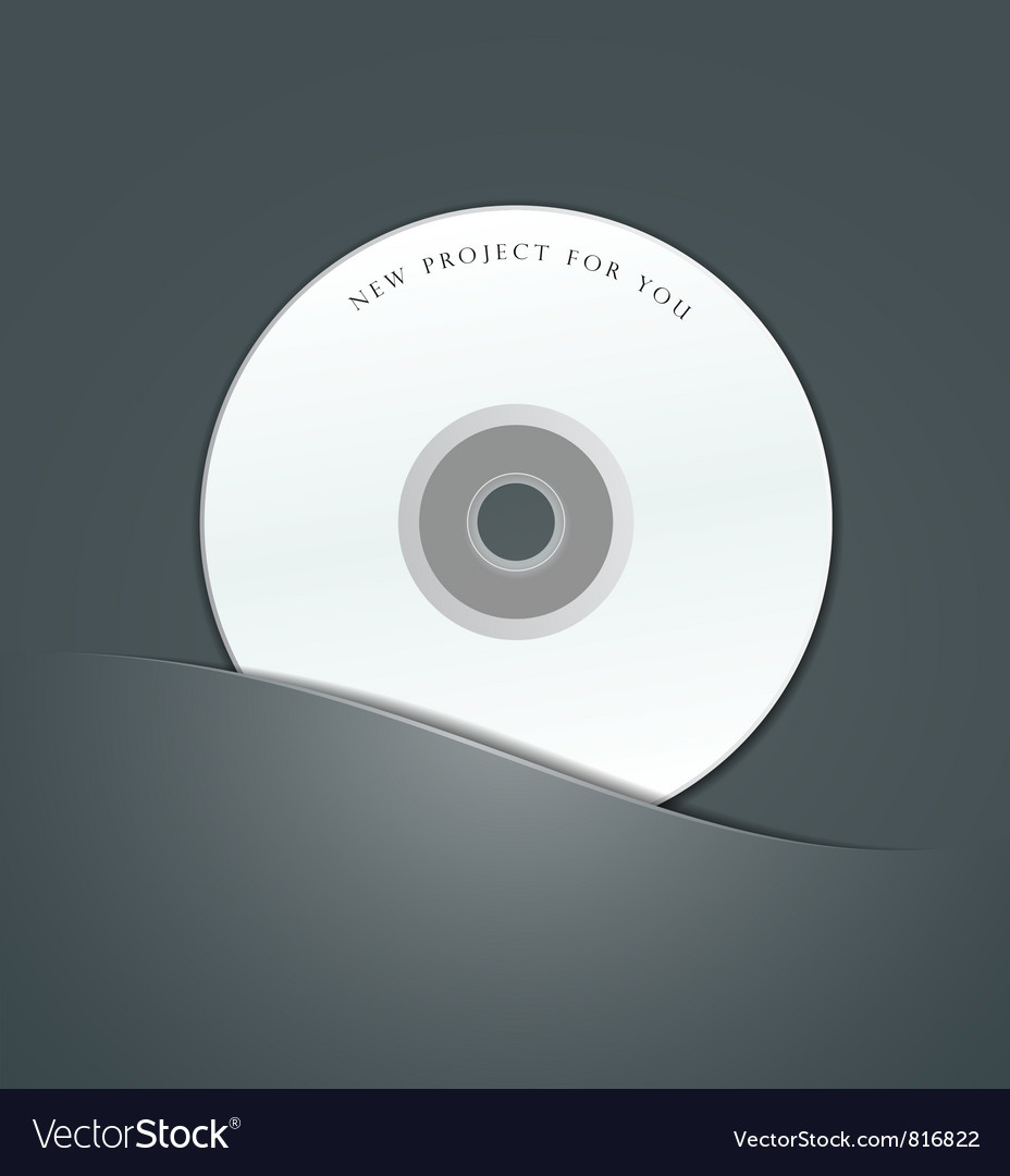 CD package Royalty Free Vector Image - VectorStock