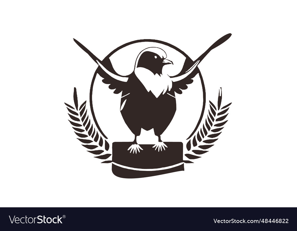 Flapping the wings Royalty Free Vector Image - VectorStock