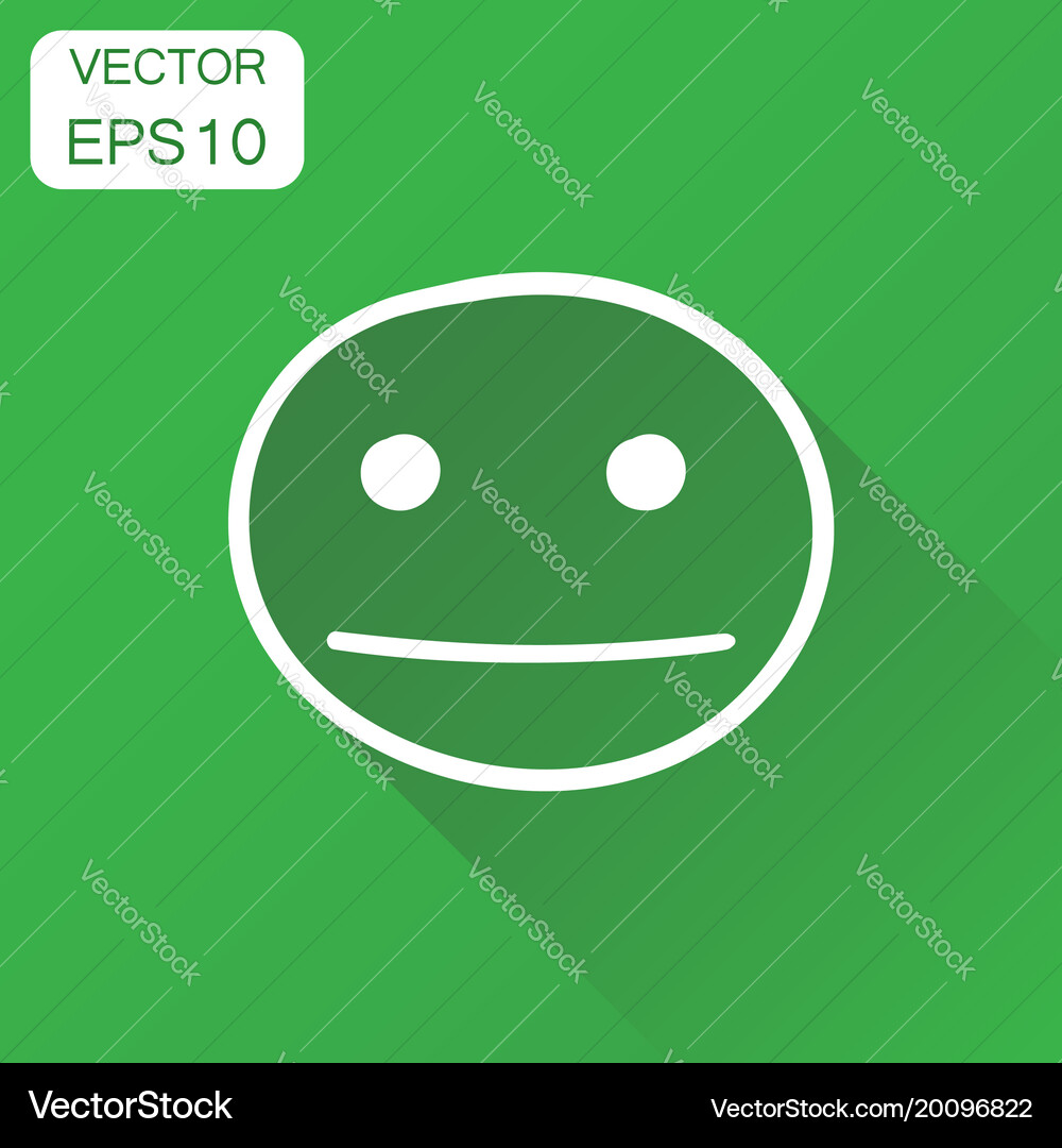 Hand drawn smiley face icon business concept Vector Image