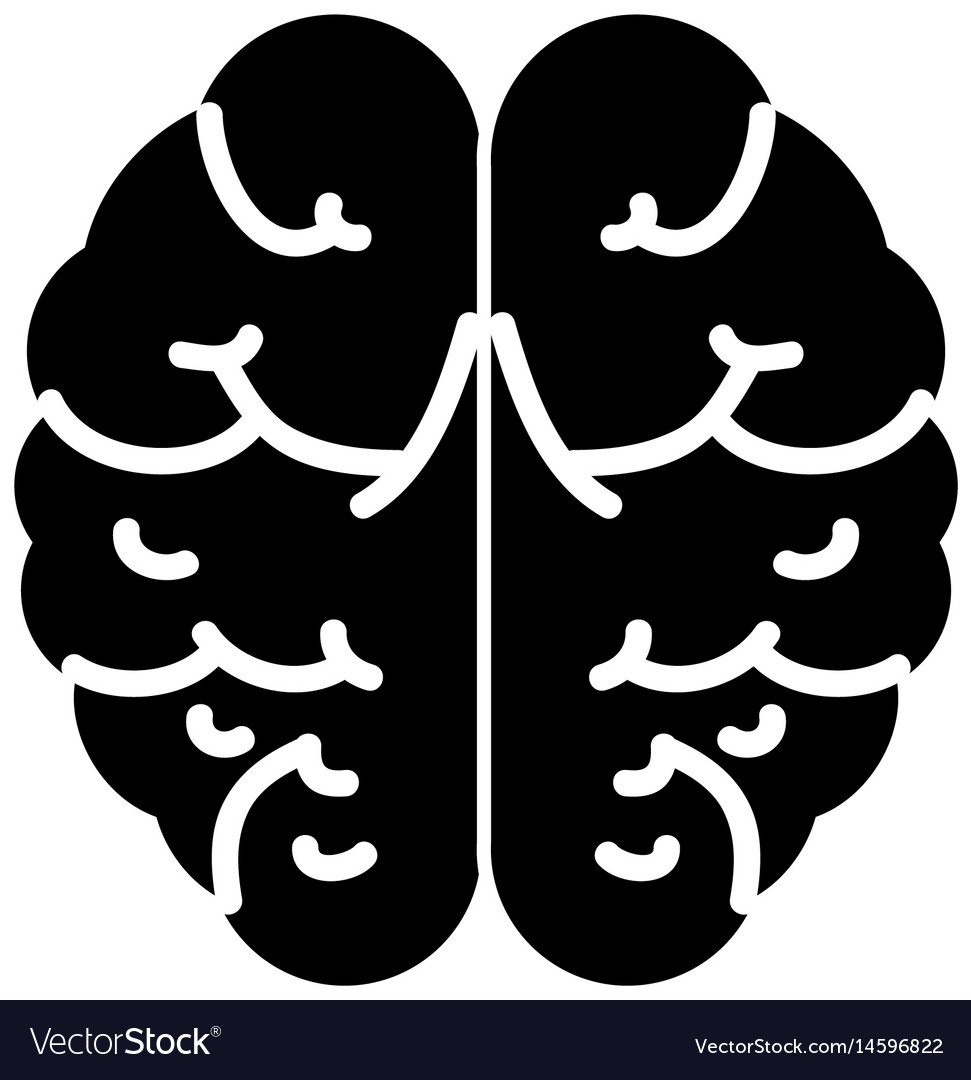 Human brain icon Royalty Free Vector Image - VectorStock