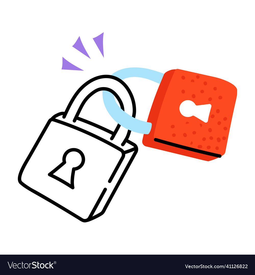 Locks Royalty Free Vector Image - VectorStock