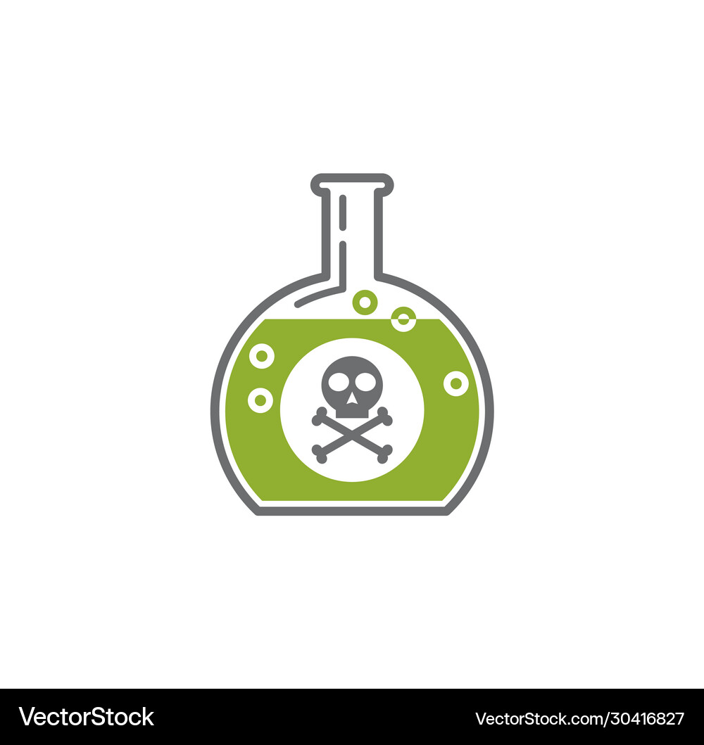 Acid related icon on background for graphic Vector Image