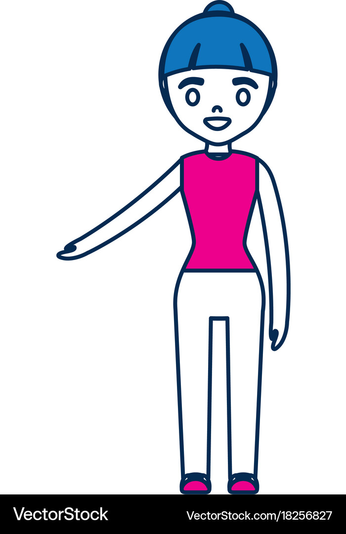 Cartoon woman icon Royalty Free Vector Image - VectorStock