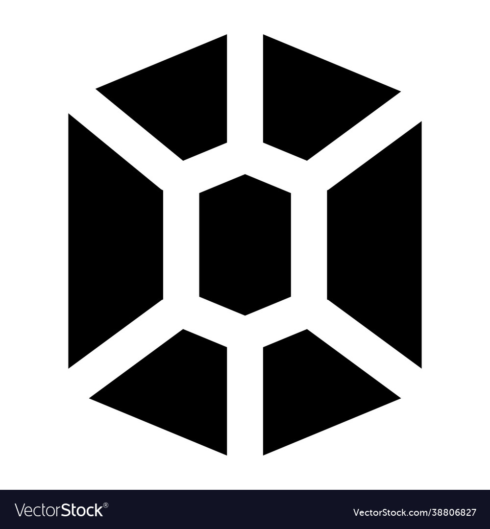 Hexagonal structure Royalty Free Vector Image - VectorStock