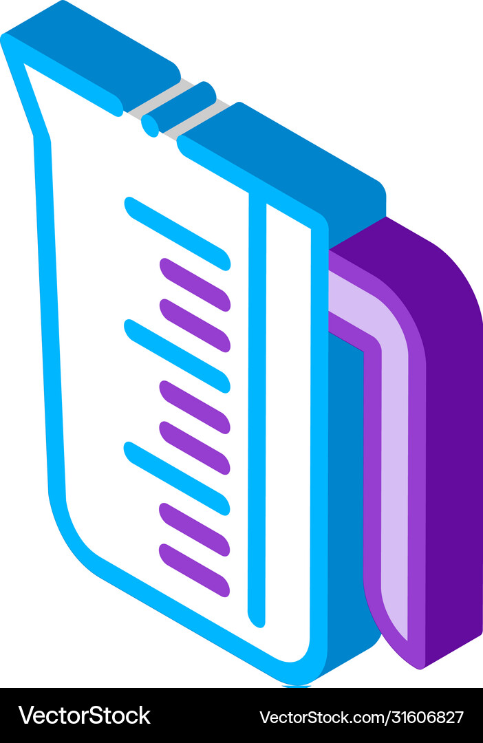 Porcelain laundry service cup isometric icon Vector Image