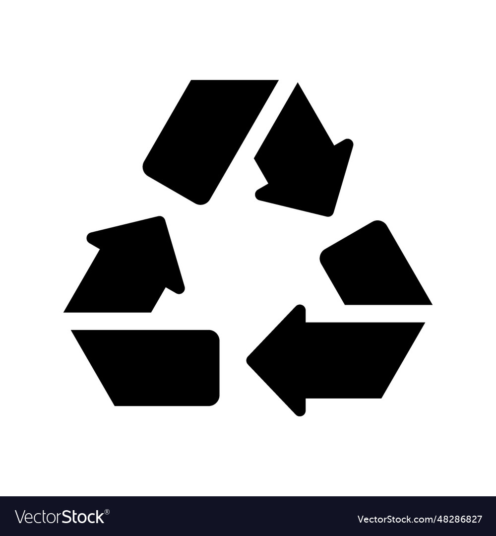 Recycle icon Royalty Free Vector Image - VectorStock