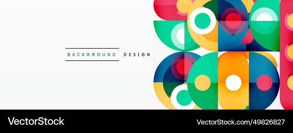 Simple circles and round elements pattern Vector Image