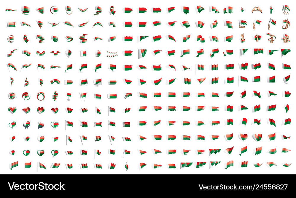 Very big collection of flags Royalty Free Vector Image