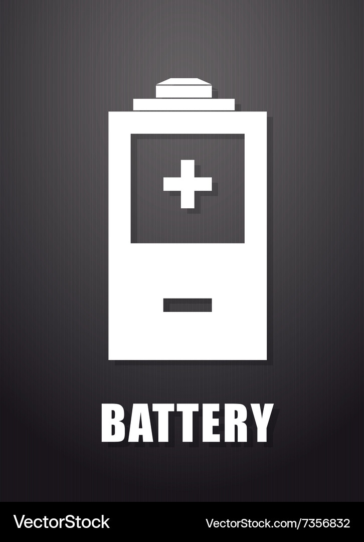 Battery icons graphic Royalty Free Vector Image