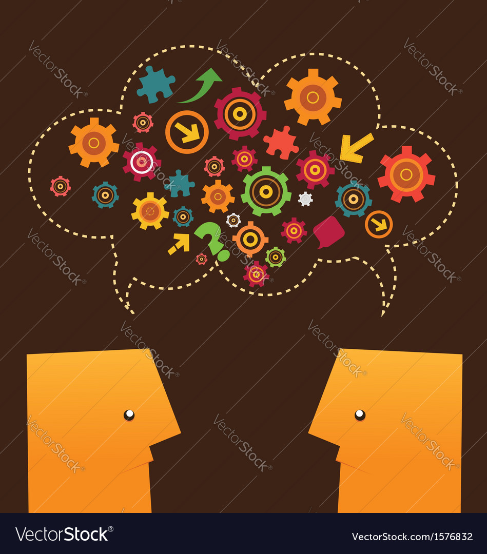 Conversation Royalty Free Vector Image - VectorStock