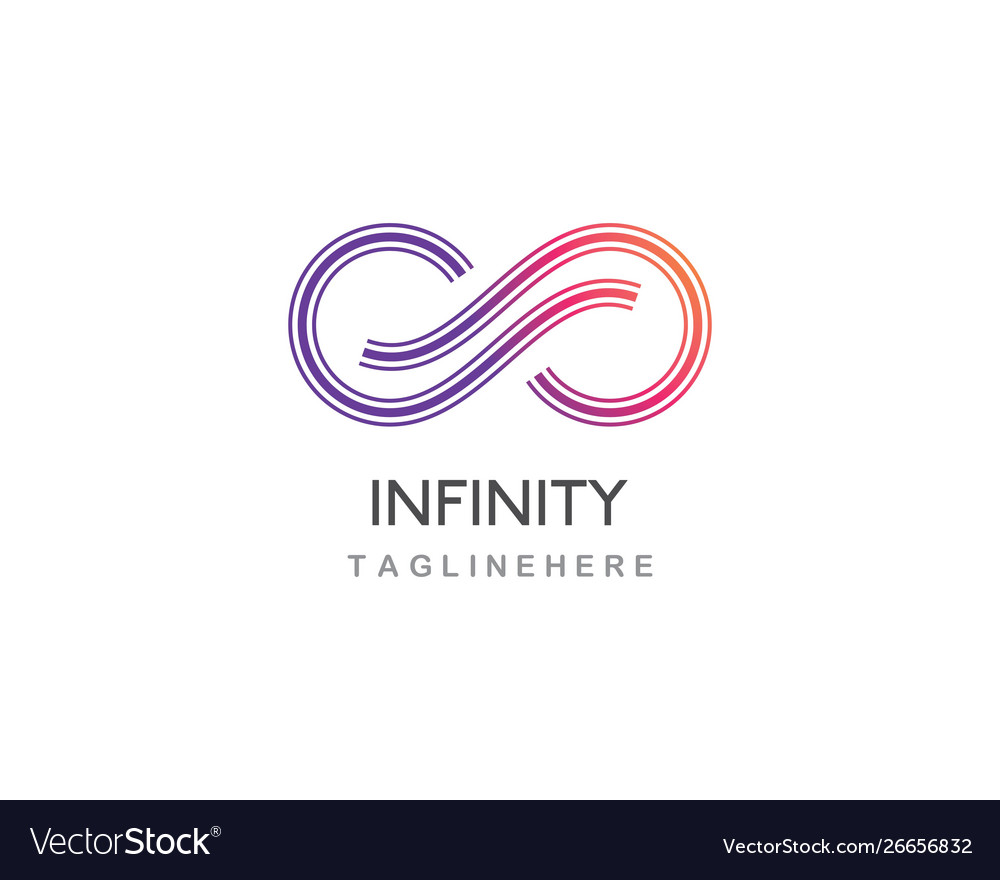 Infinity logo Royalty Free Vector Image - VectorStock
