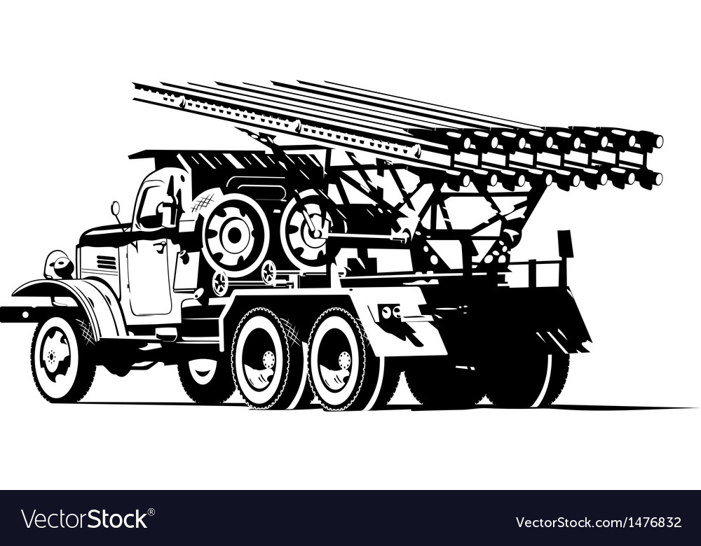 Katyusha Royalty Free Vector Image - VectorStock