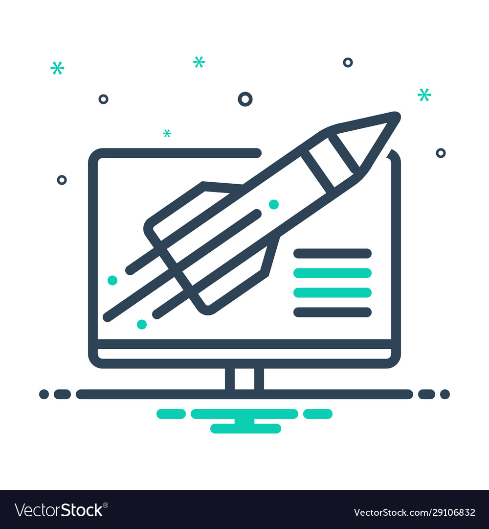 Project launch Royalty Free Vector Image - VectorStock