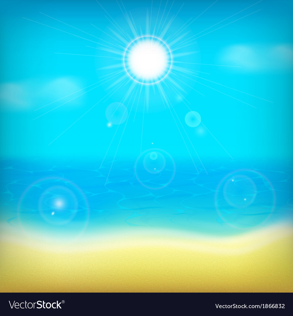 Summer background Royalty Free Vector Image - VectorStock