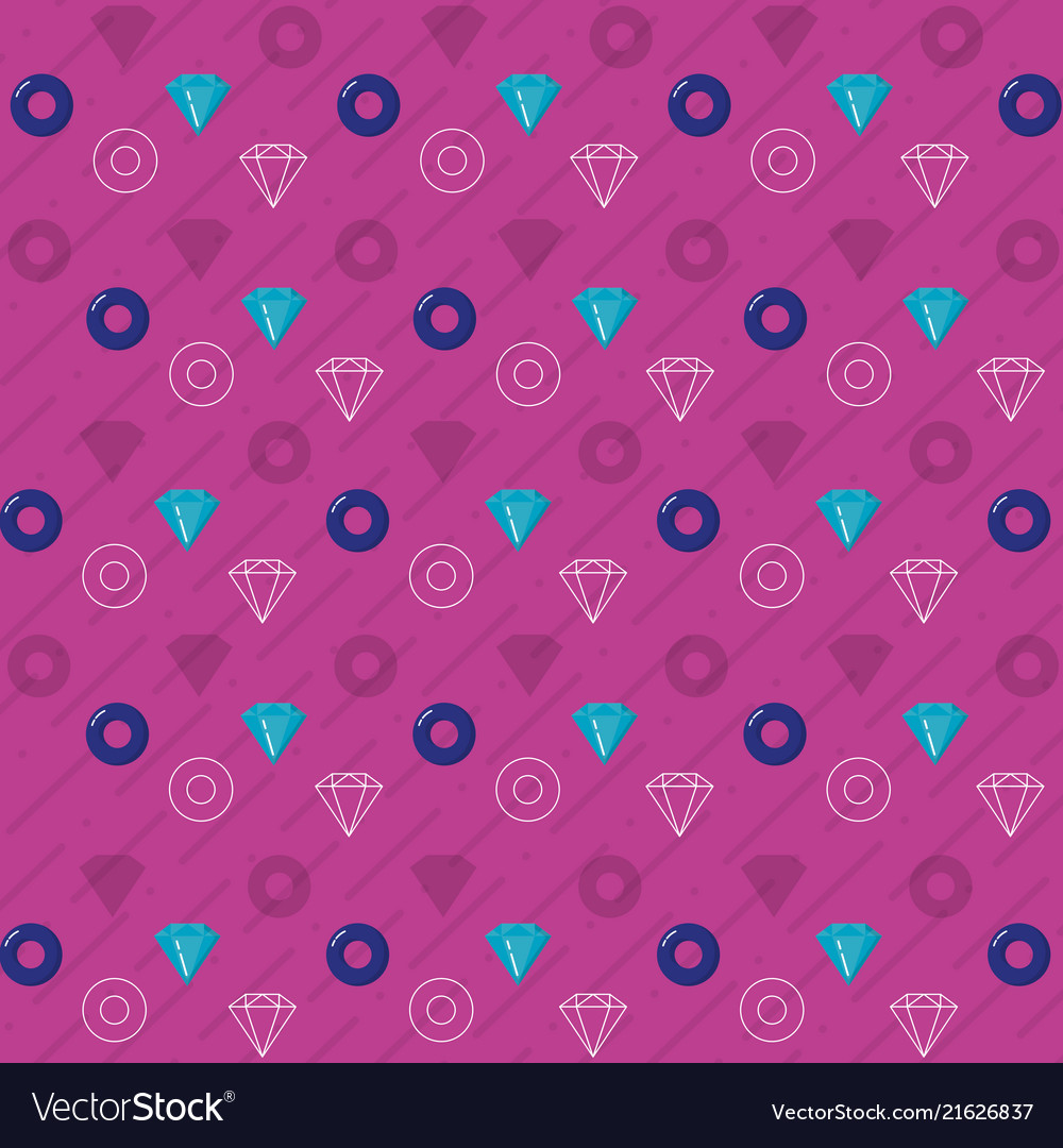 90s retro background pattern Royalty Free Vector Image