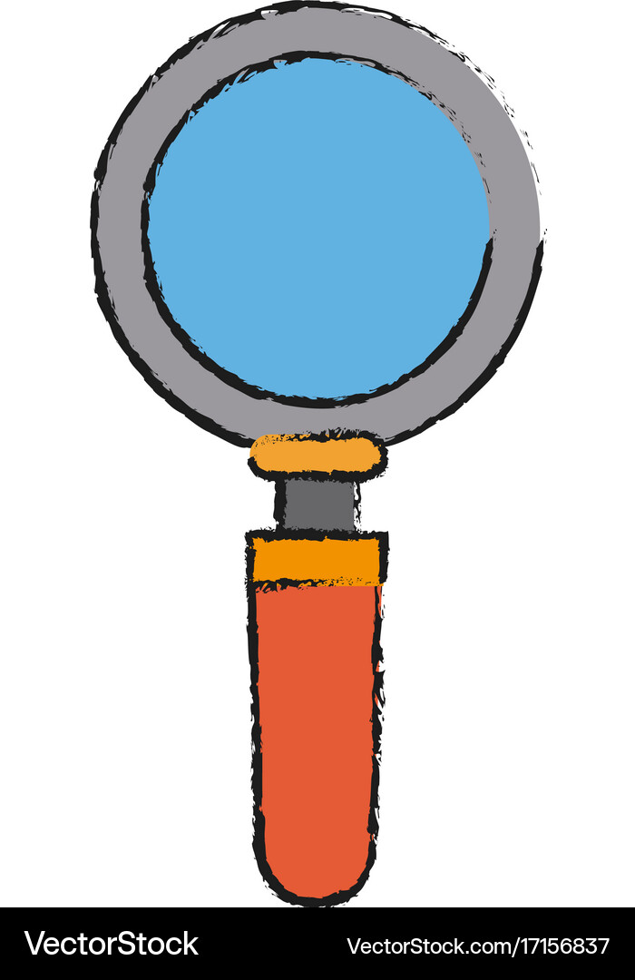 Isolated lupe design Royalty Free Vector Image