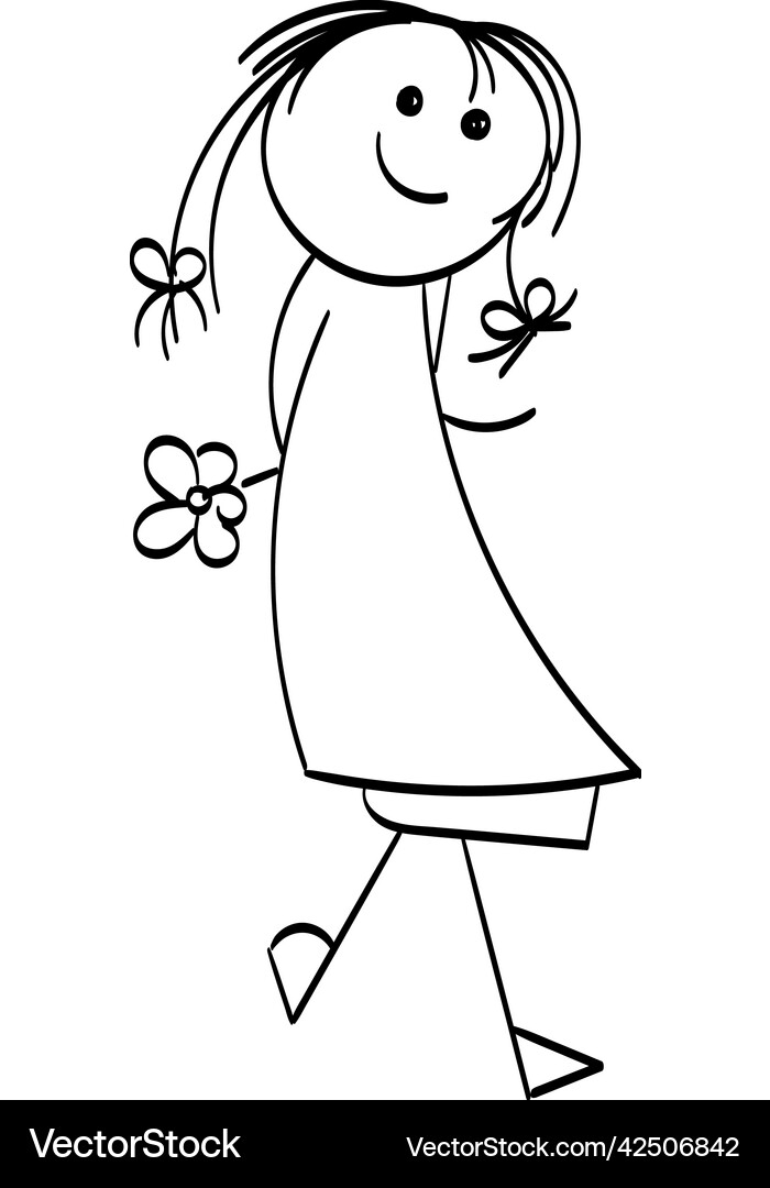 Minimal drawing line art drawing for print Vector Image