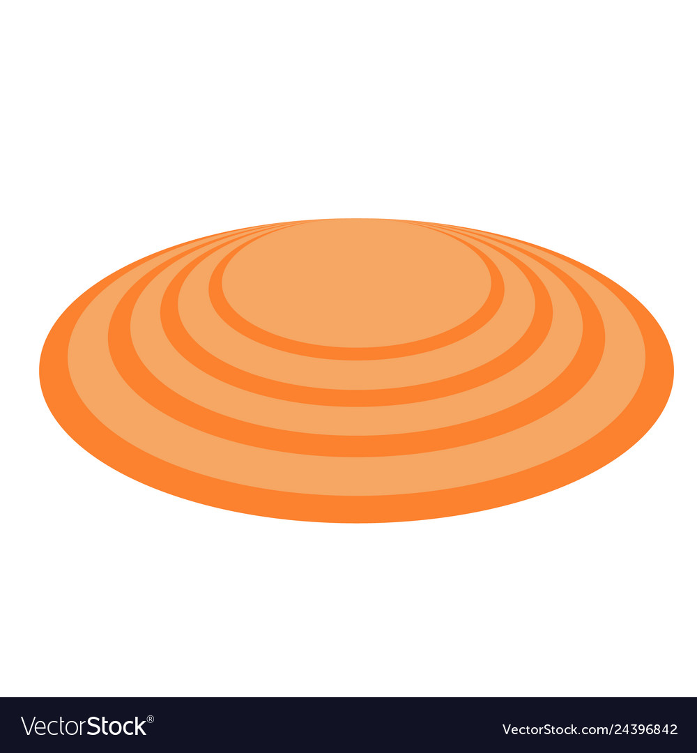 Sea shell flat Royalty Free Vector Image - VectorStock