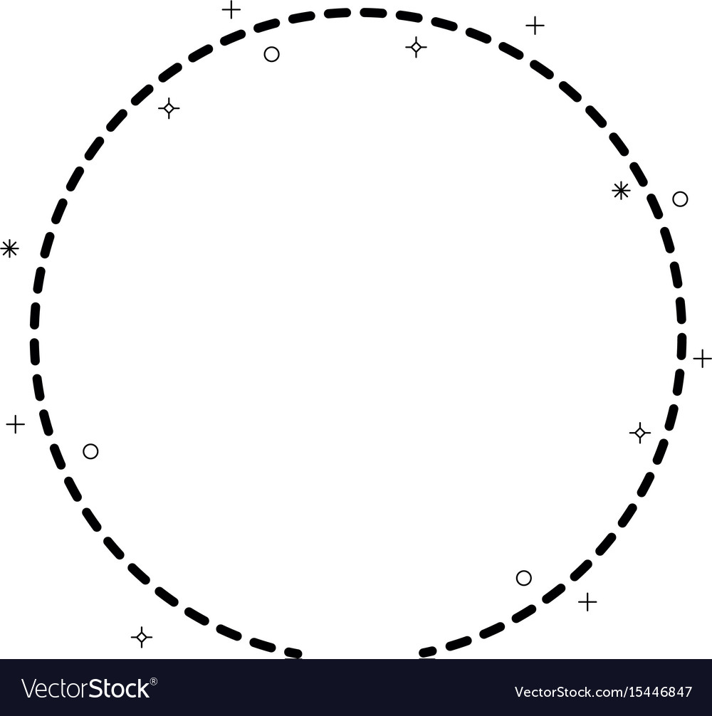 Circle shape icon Royalty Free Vector Image - VectorStock