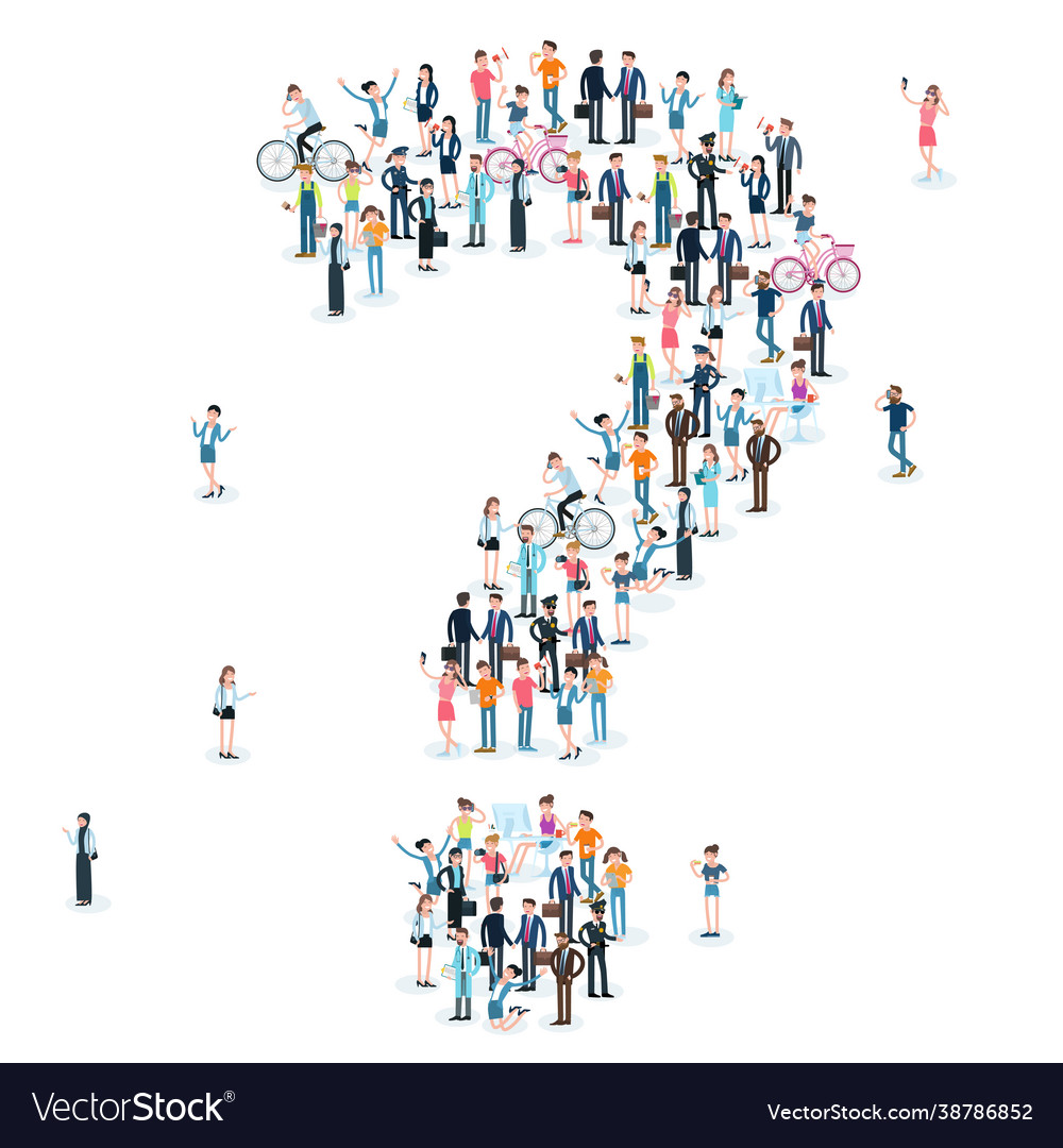 Big question mark Royalty Free Vector Image - VectorStock