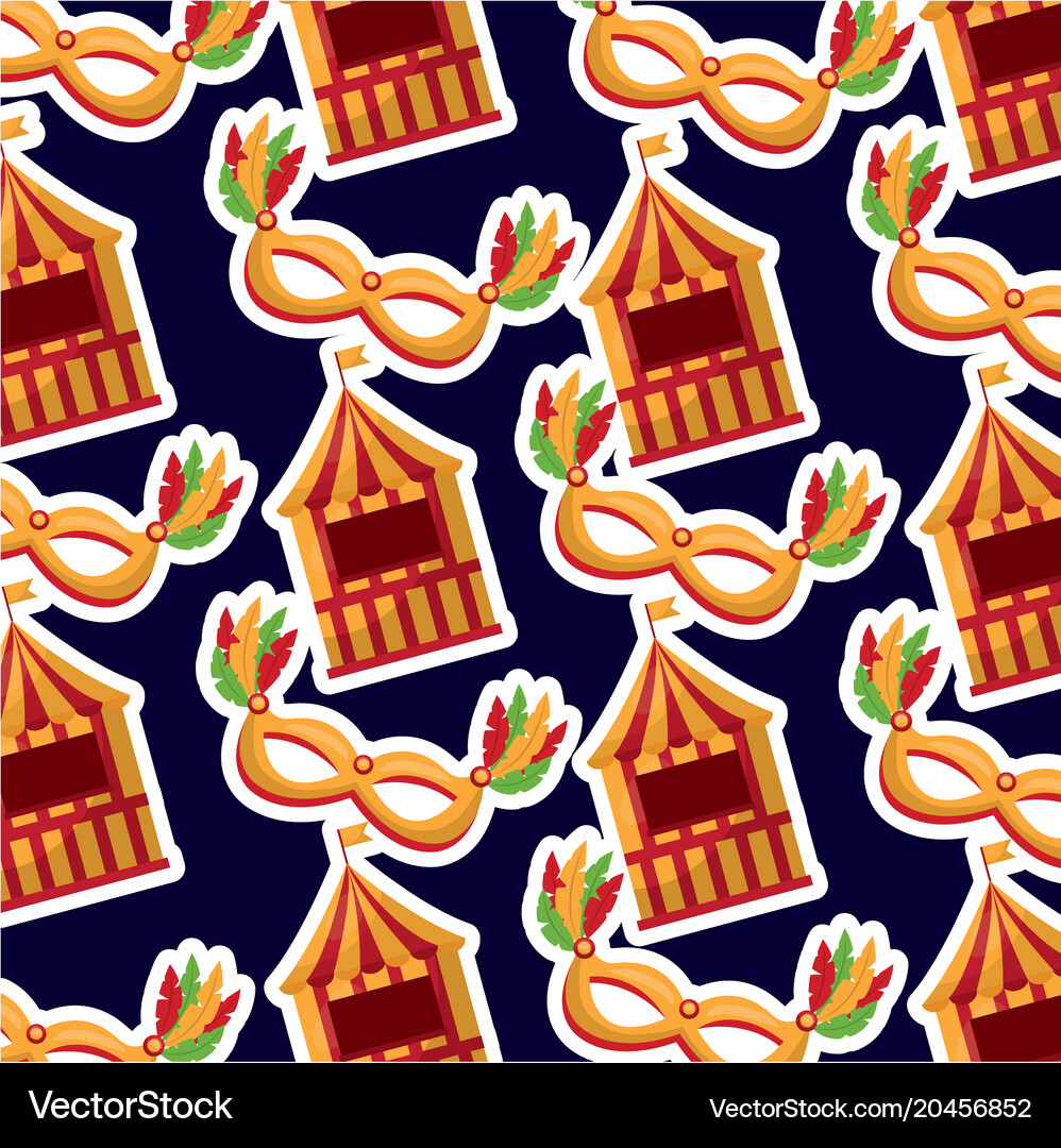 Carnival fair festival Royalty Free Vector Image
