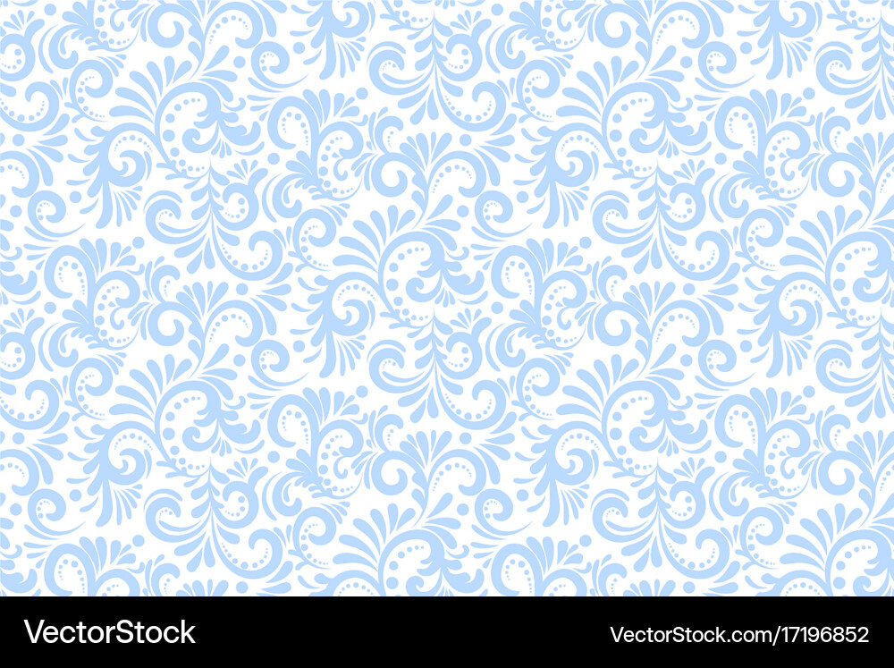 Flower seamless pattern background elegant Vector Image