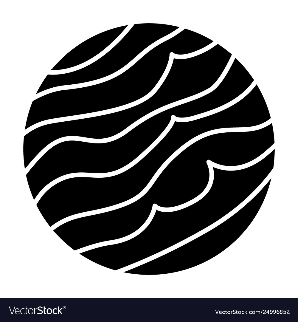 Jupiter solid icon jove Royalty Free Vector Image Jupiter solid icon jove Royalty Free Vector Image