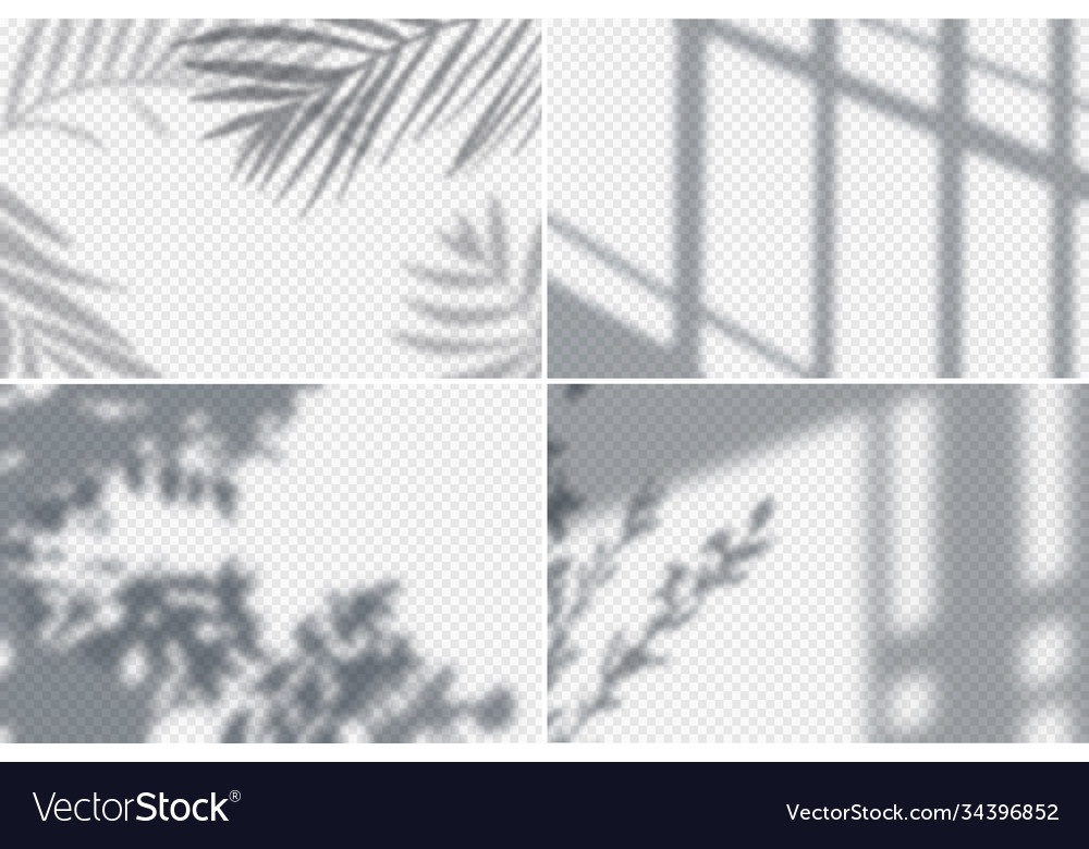 Shadow effects frames set Royalty Free Vector Image