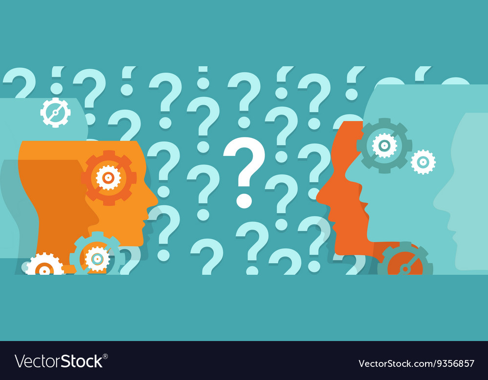 Complex Problem Solving - Question Marks Vector Image