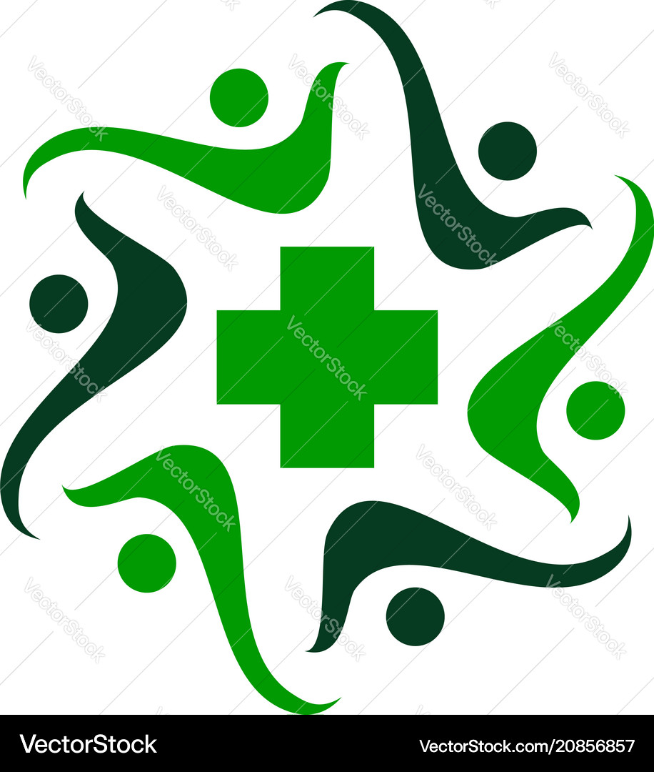 Health care community Royalty Free Vector Image