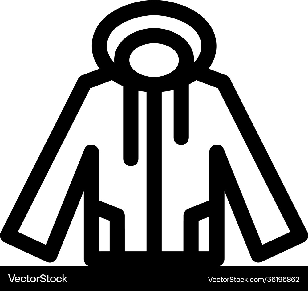 Jacket icon or logo isolated sign symbol Vector Image