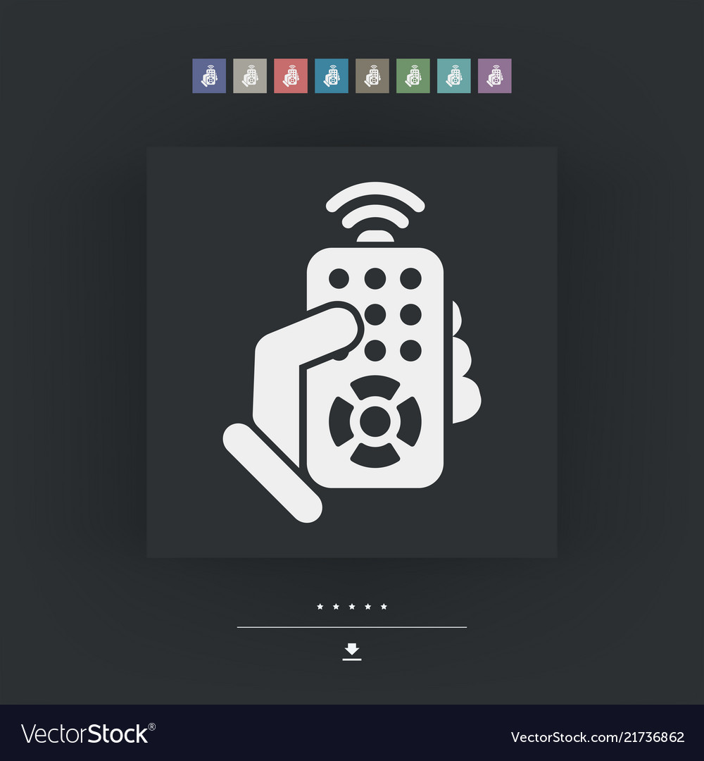 Remote control icon Royalty Free Vector Image - VectorStock