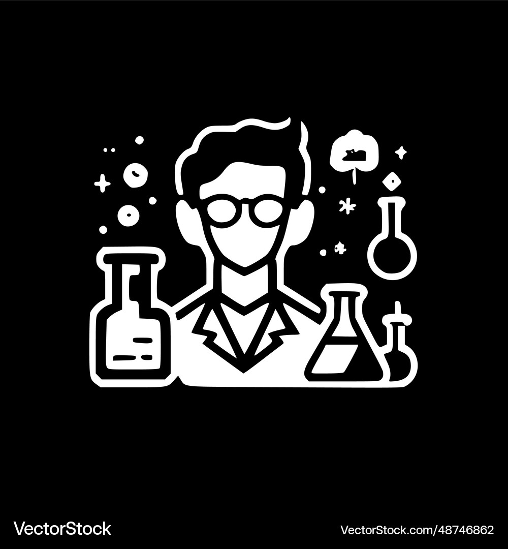 Science - high quality logo ideal for t-shirt Vector Image