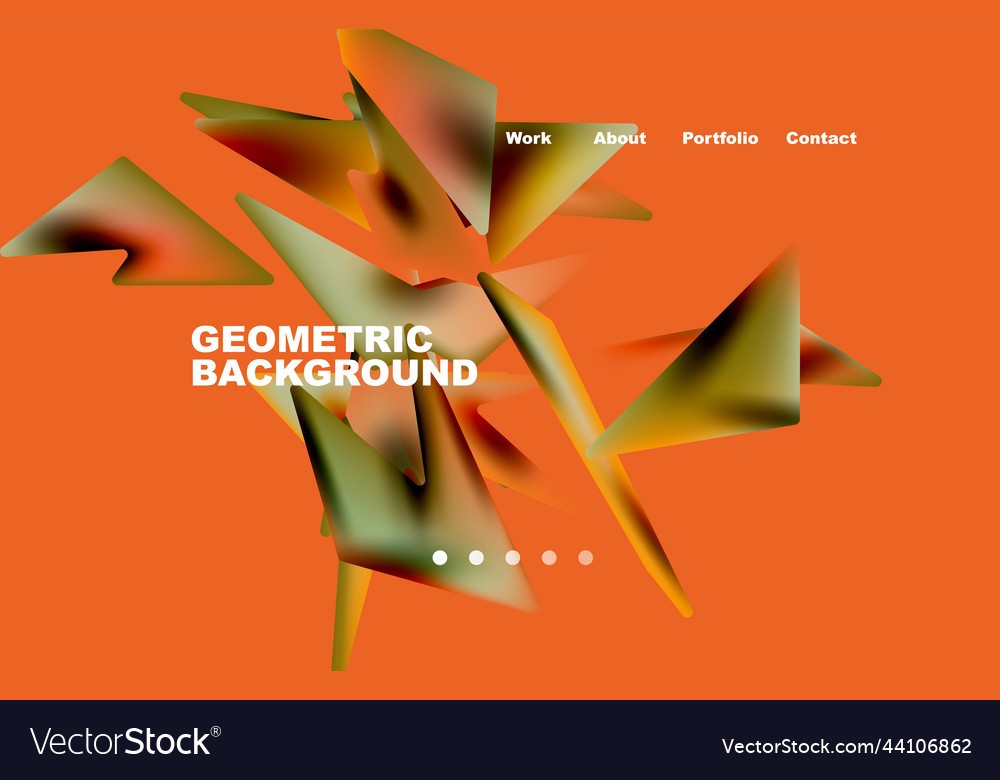 Shards shape composition abstract background web Vector Image