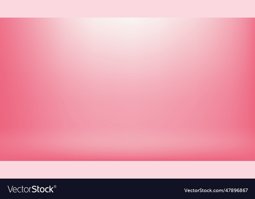 Pink gradient abstract background studio Vector Image