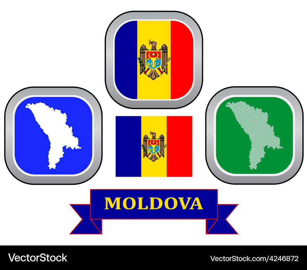 Symbol of moldova Royalty Free Vector Image - VectorStock