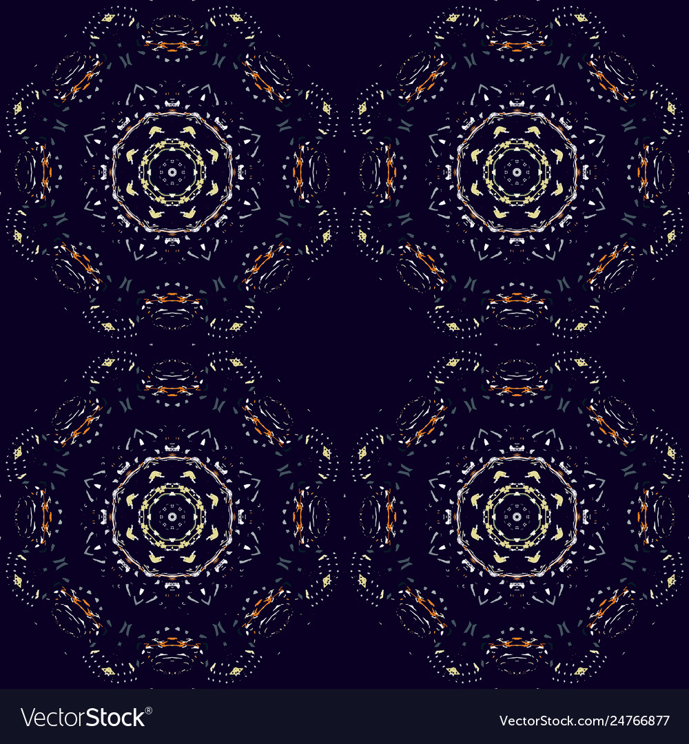 Biomorphic particles seamless pattern Royalty Free Vector