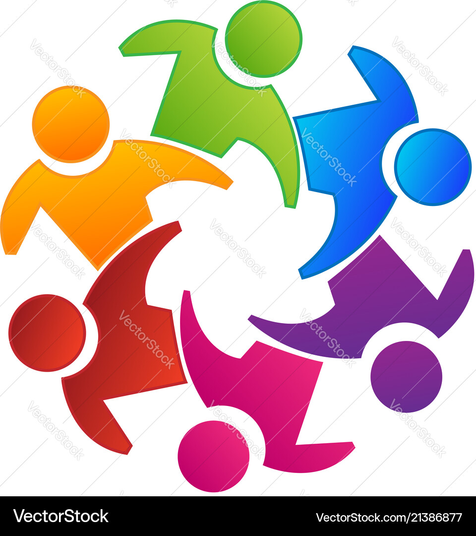 Teamwork group planning and creating icon Vector Image